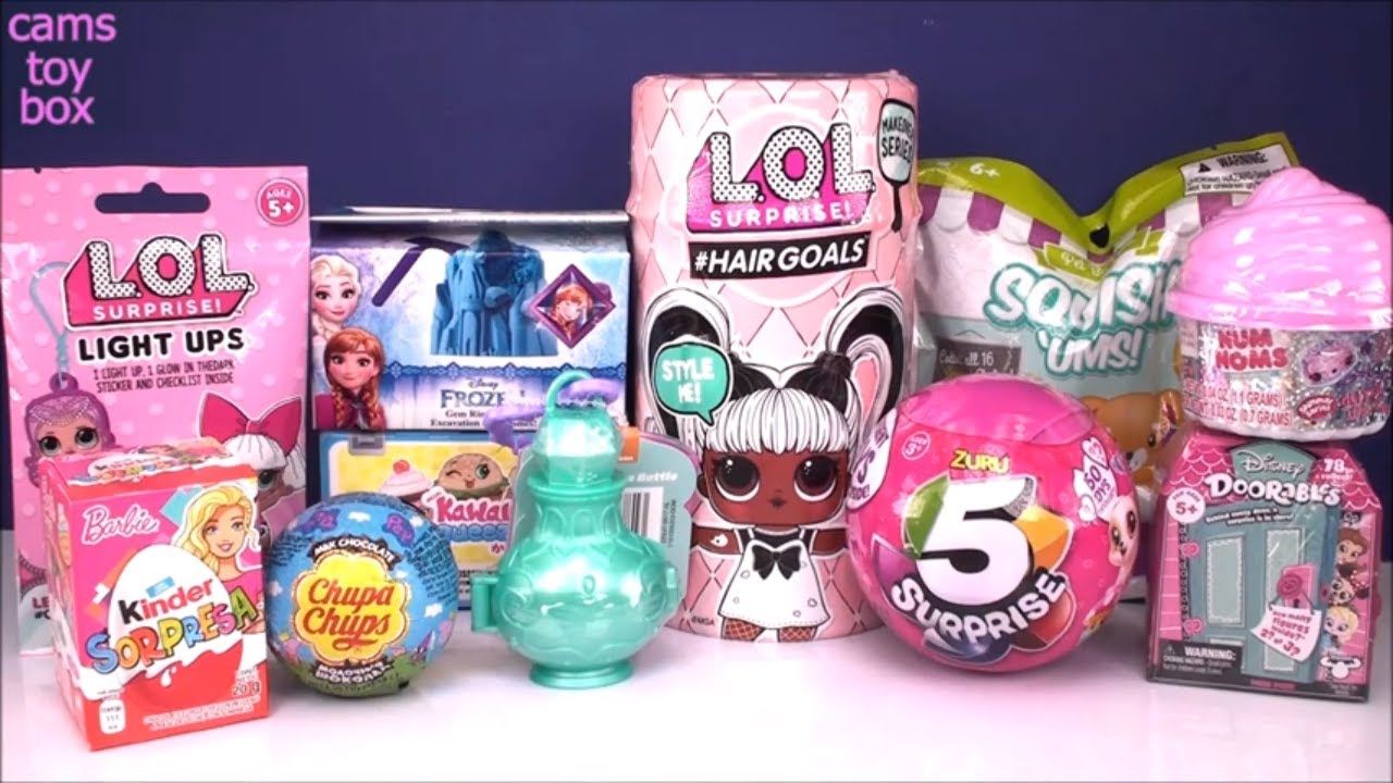 Hairgoals LOL Surprise TOYS Doll 5 NUM NOMS Doorables Peppa Pig Barbie ...