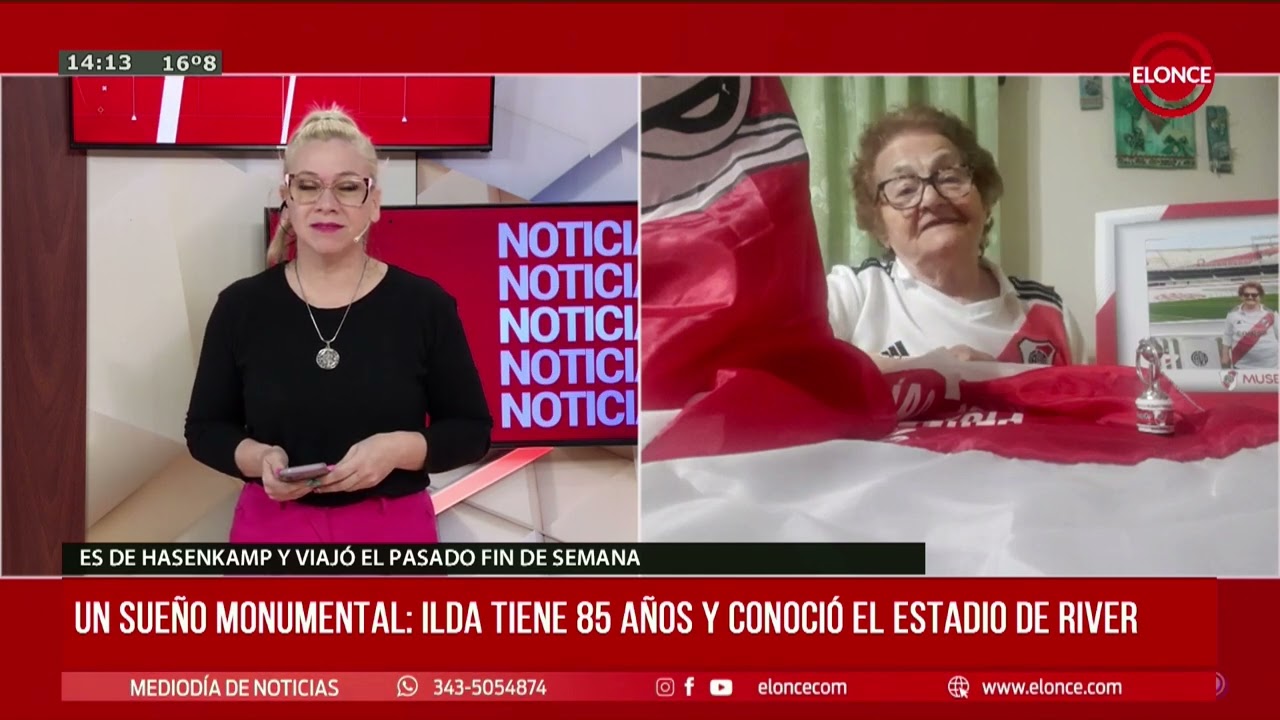 Un sueño Monumental: a los 85 años, Ilda conoció el estadio de River ...