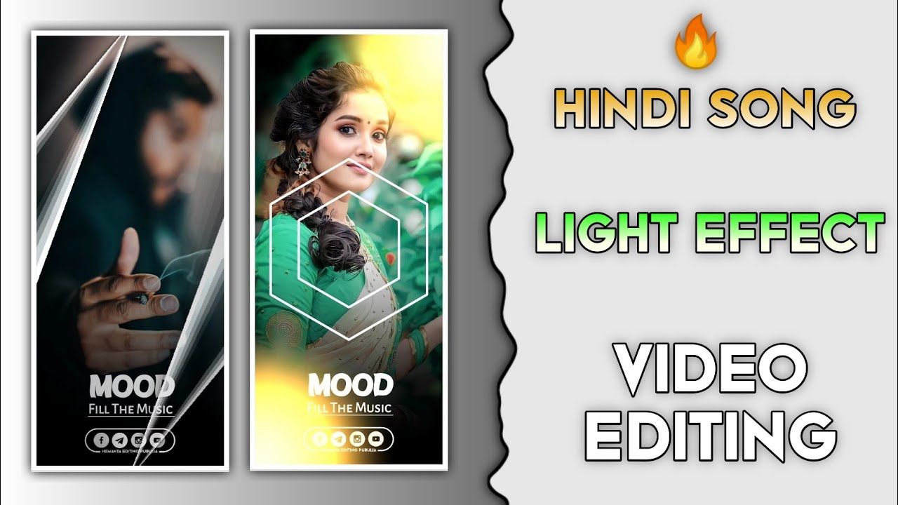 Hindi Song Light Effect Video Editing | Alight Motion Light Effect ...