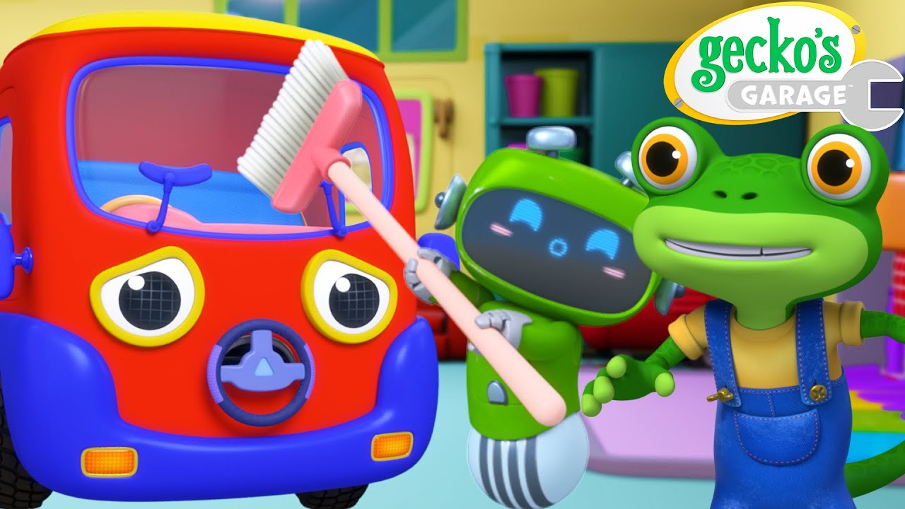 Baby Truck Sleepover Cleanup | Go Gecko's Garage! | Gecko's Adventures ...
