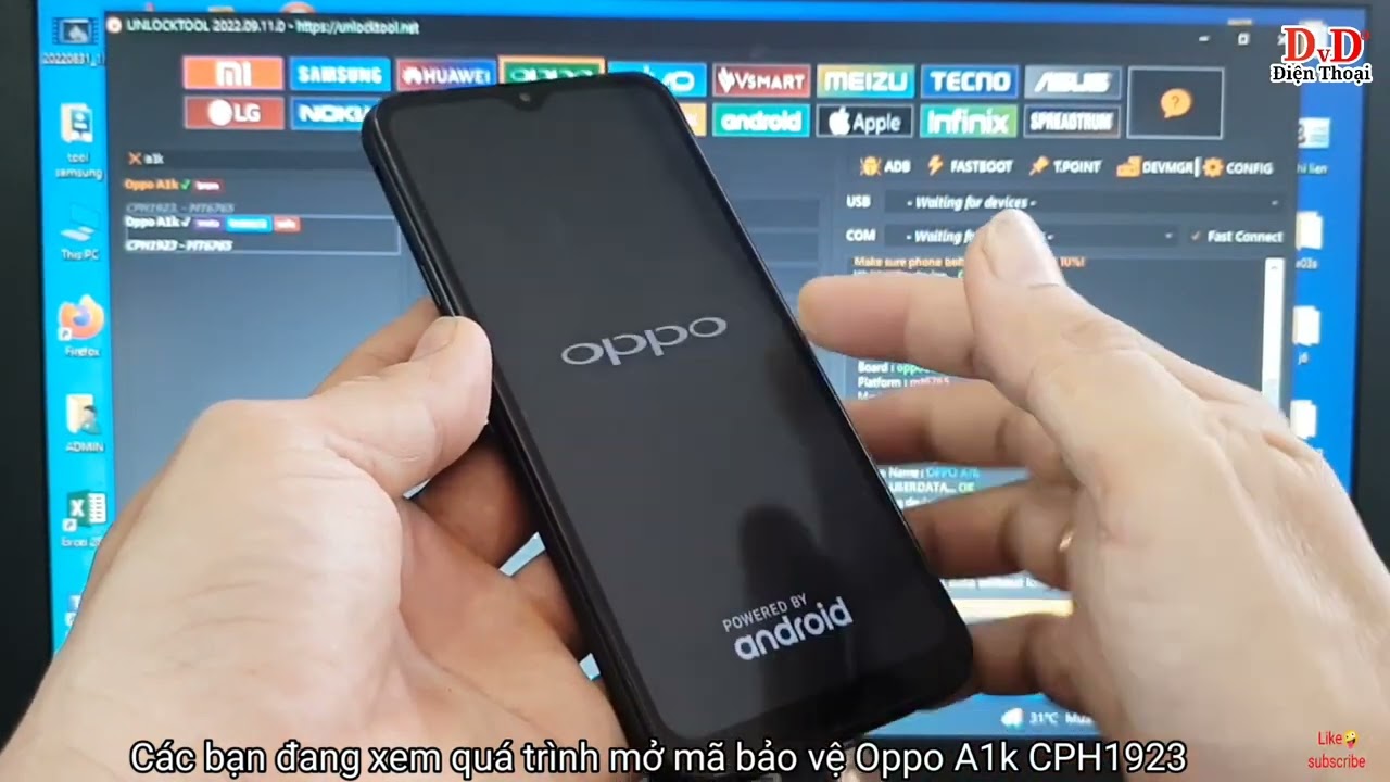 Mở mã bảo vệ Oppo a1k CPH1923 , xóa mất khẩu màn hình Oppo a1k - YouTube