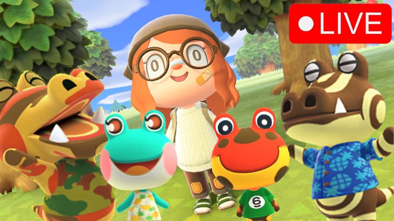 🔴 HUNTING FOR ALLIGATORS AND FROGS! | Live Stream | ACNH - YouTube