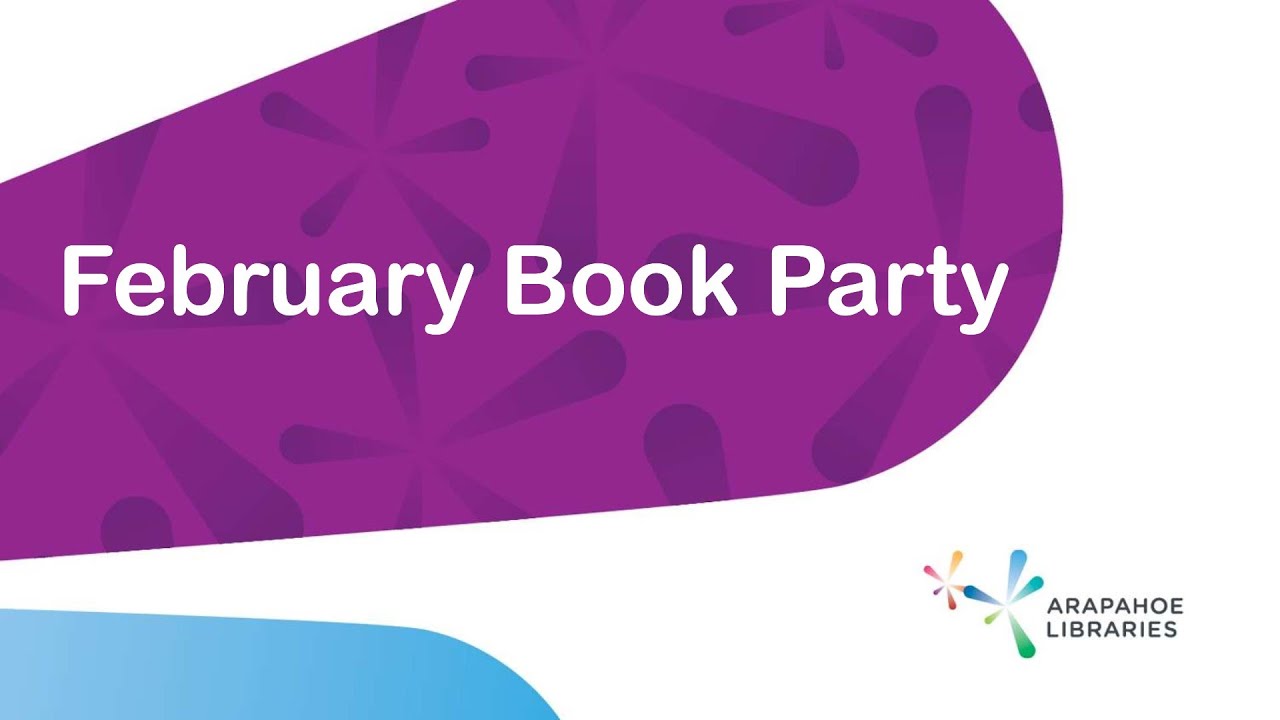 Virtual Book Party: February 2021! - YouTube