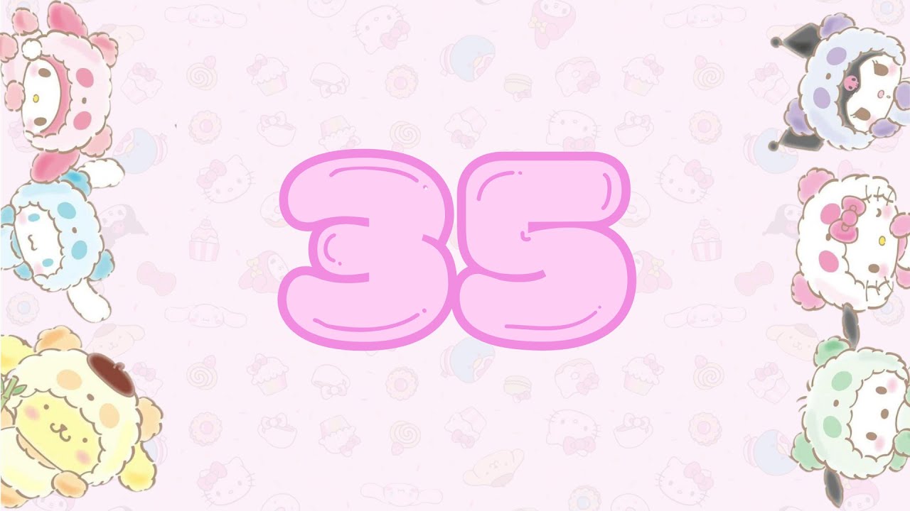 35 Second Timer Sanrio - Calm and Relaxing Music - YouTube