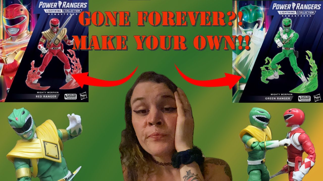 I made my own “Remastered” Red and Green MMPR! - YouTube