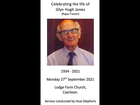 Celebration Service of Glyn Jones - 27th September 2021 - YouTube