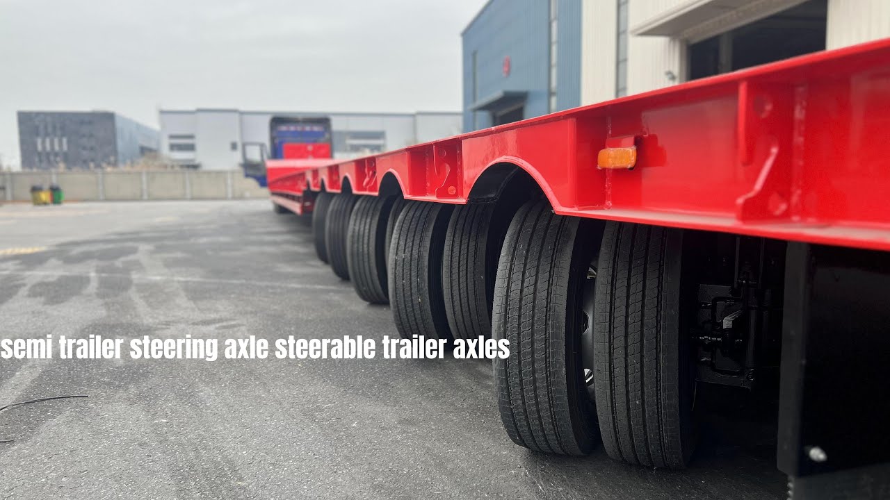 Steerable Trailer Axles Revolutionize Semi Trailer Steering! - YouTube