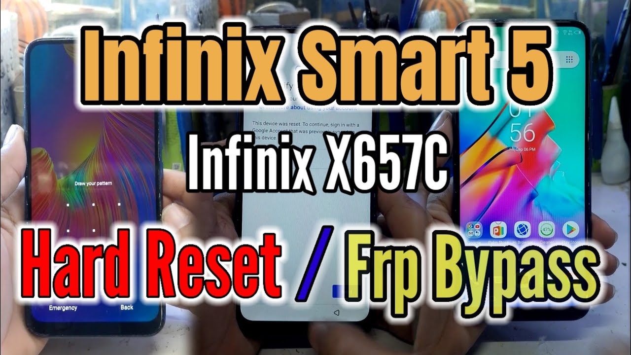 Infinix Smart 5 (Infinix X657C) Hard Reset.Pattern Remove | Frp Bypass ...