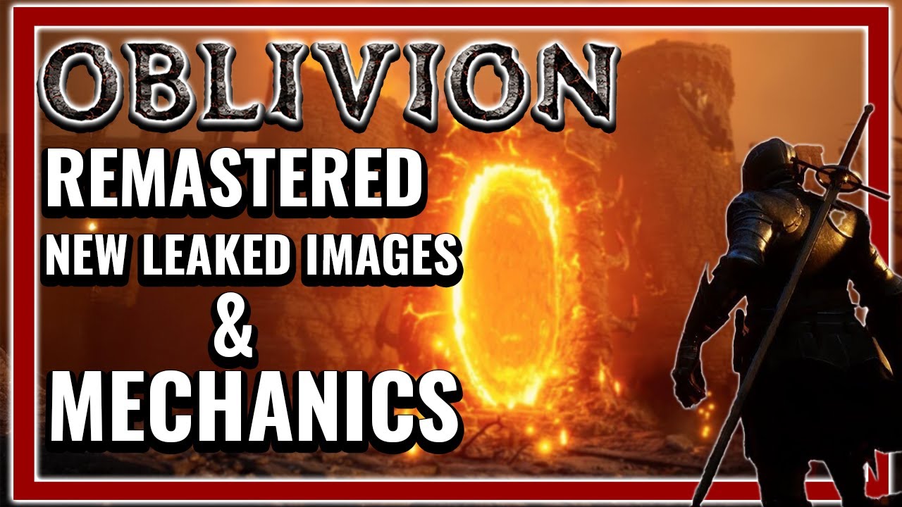 Oblivion Remaster is 100% Real. NEW LEAKED IMAGES and MECHANICS! - YouTube