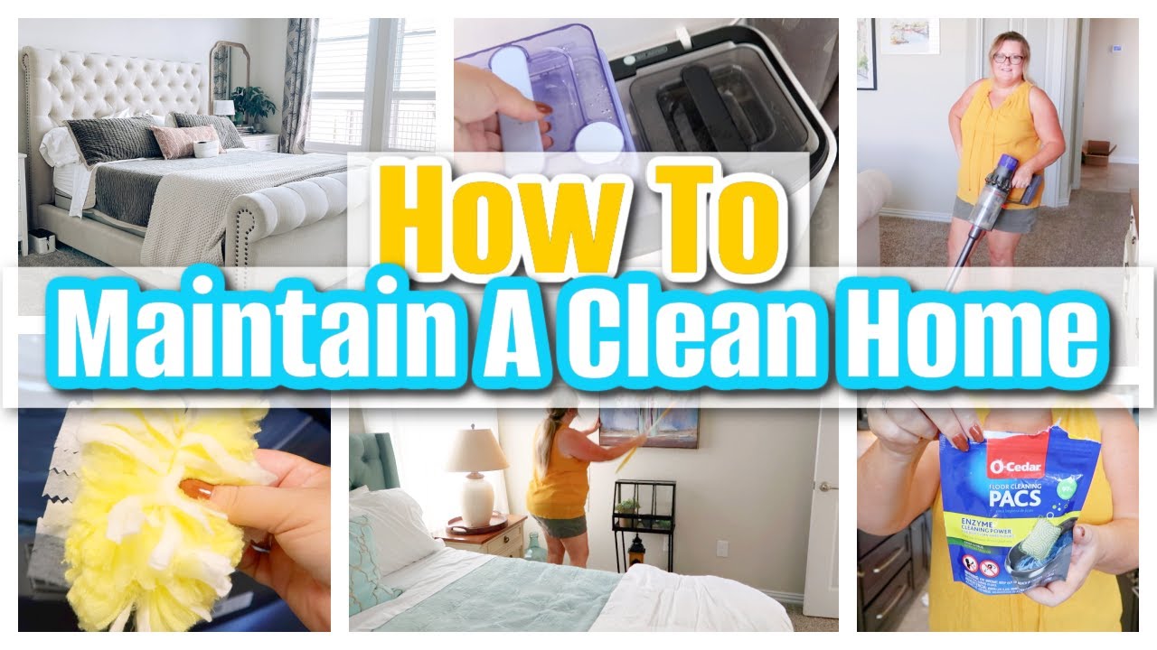 Simple Schedule To Maintain A Clean Home | Weekly Cleaning Schedule ...