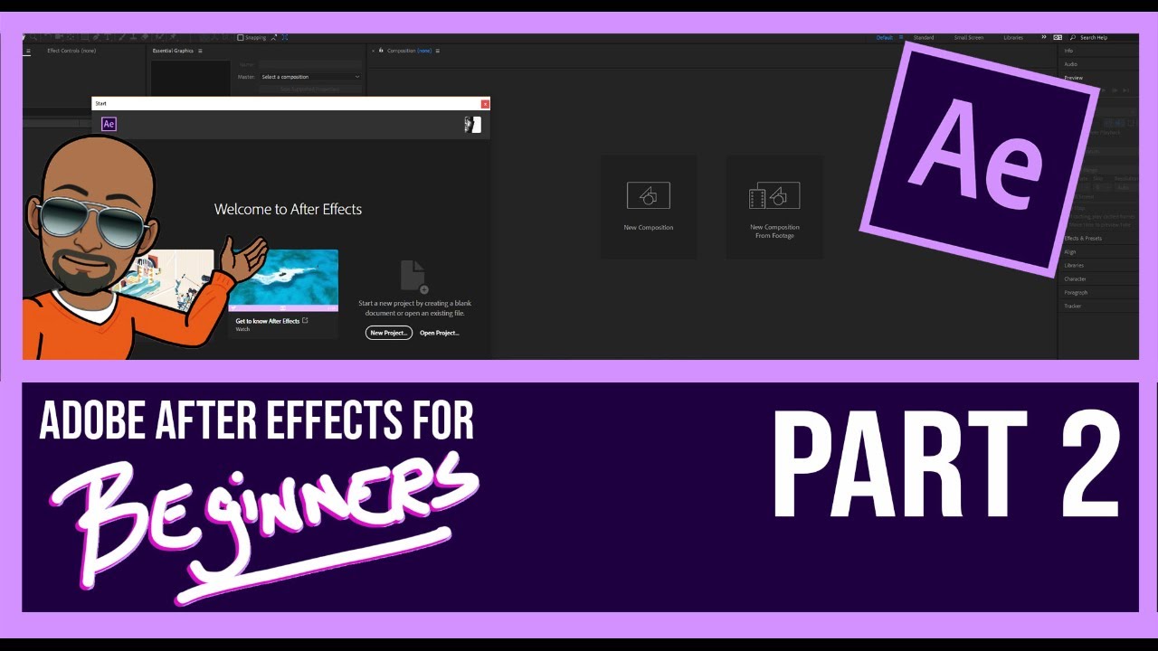 After Effects For BEGINNERS: Part 2- Smooth Animations & Keyframes - YouTube