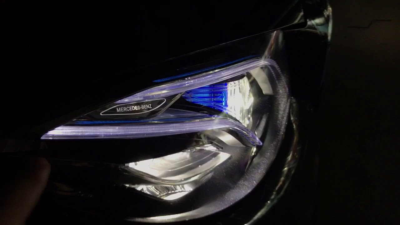 Mercedes E class W213 MultiBeam LED Headlights - YouTube