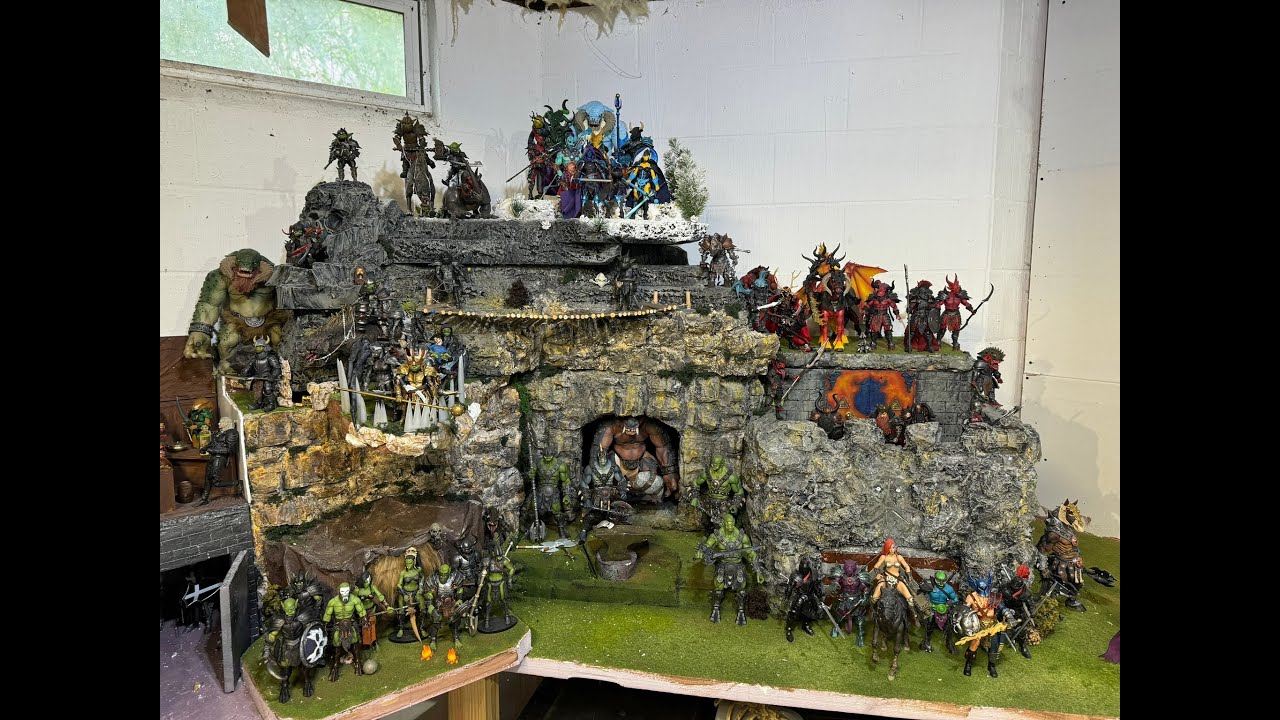 Mythic Legions World Building and YouTube, 1 Year Anniversary. Diorama ...