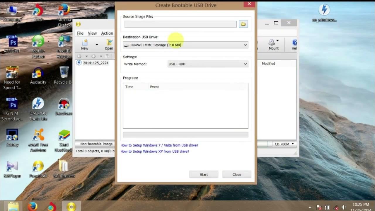 How To Create Bootable Usb Using Poweriso Youtube