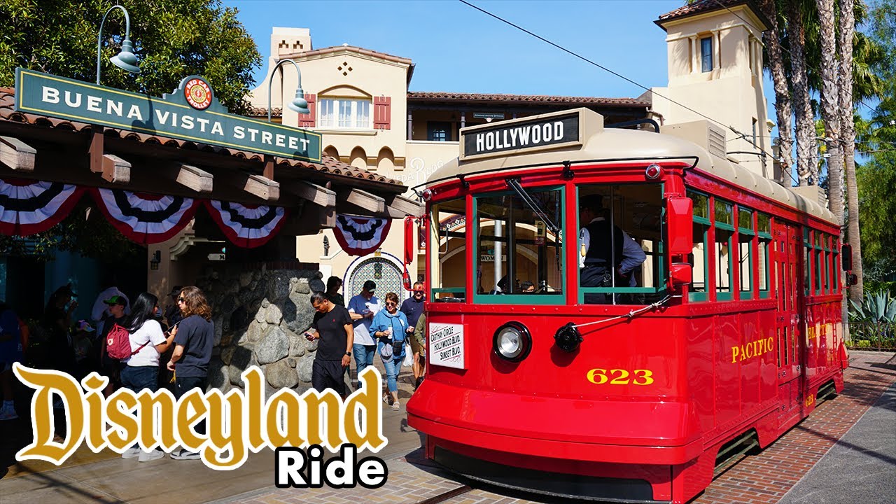 Red Car Trolley - Newly Reopened Disney California Adventure Ride 2022 ...