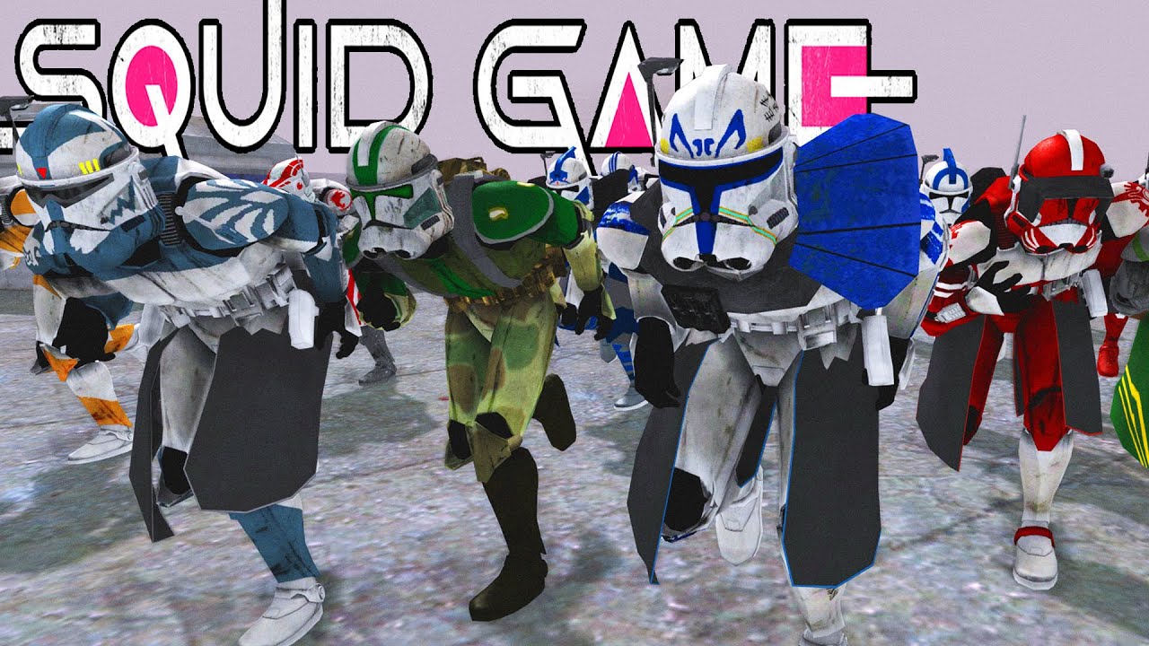 Squid Game w/ ALL Clone Commanders! ~ Red Light Green Light - Men of ...