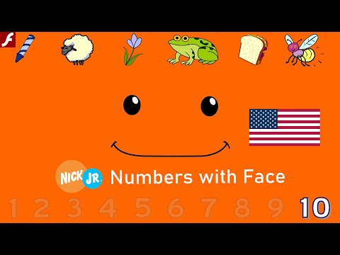 Numbers With Face (Flash 1999) US English - Nick Jr. Games