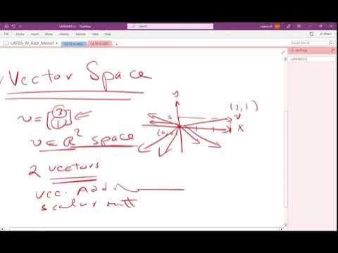 Linear Algebra forArtificial Intelligence and Data Science (AI&DS) Day2 ...