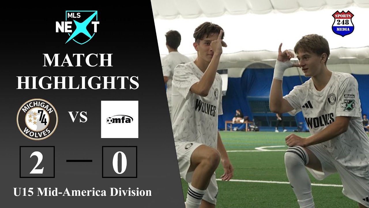 MLS NEXT U16 Match Highlights: Michigan Wolves vs Michigan Futbol ...