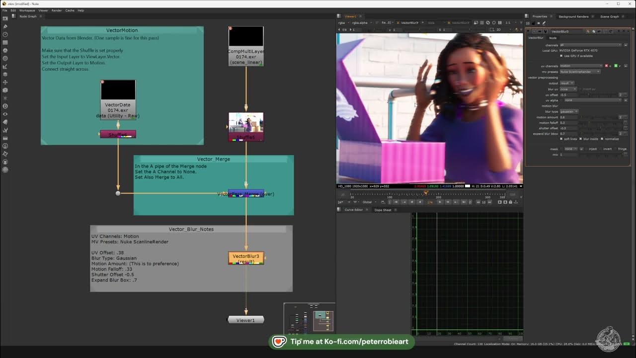 Blender To Nuke - Vector Motion Passes - YouTube