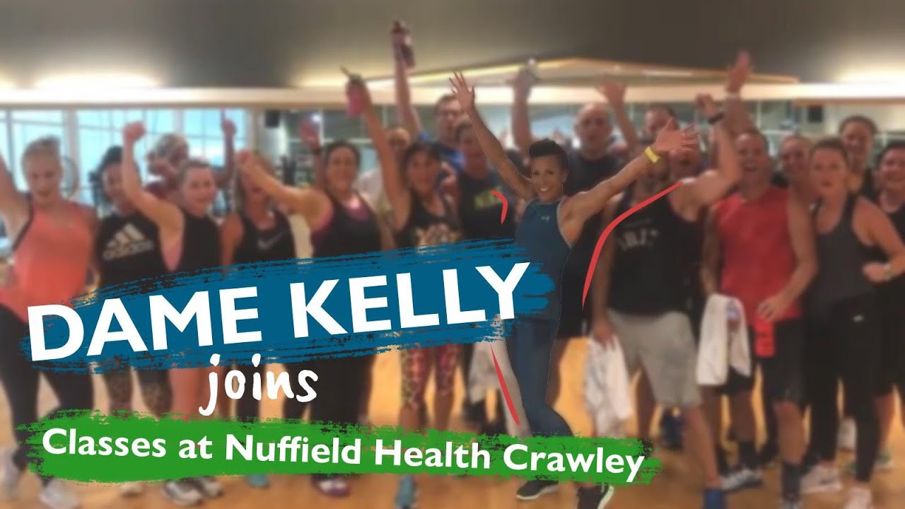 Kelly joins classes at Nuffield Health Crawley - YouTube