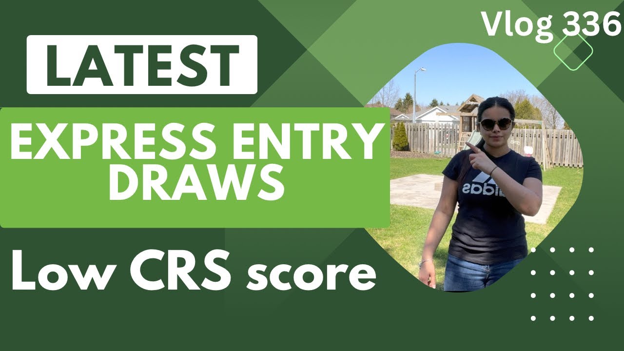 Latest express entry draw | low CRS score than before|#canadapr # ...
