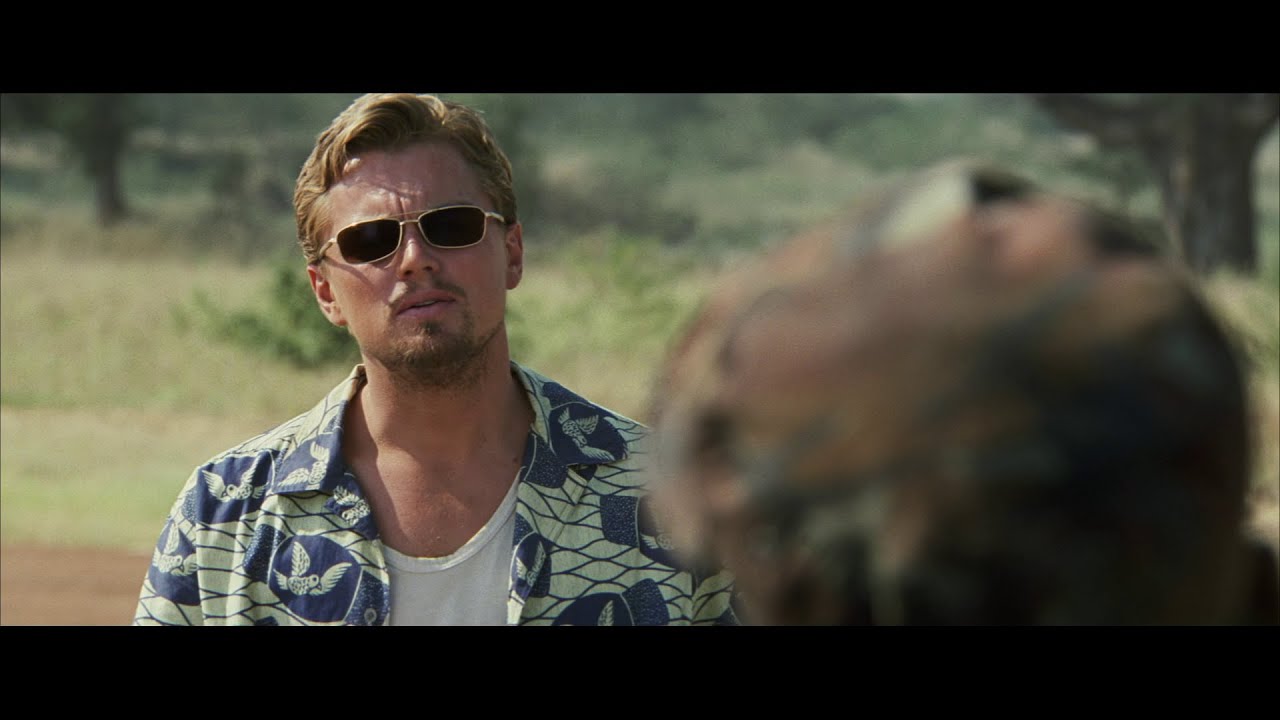 Danny Archer (Leonardo DiCaprio) meets Captain Rambo and Commander Zero ...