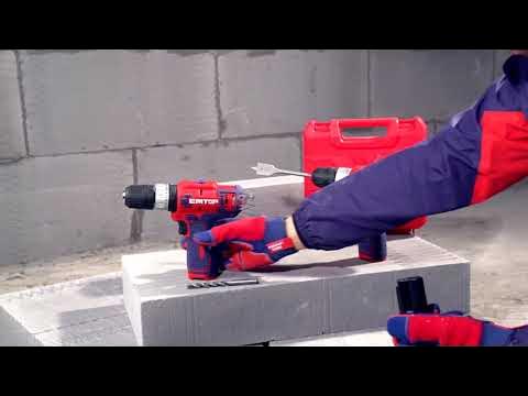 EMTOP lithium ion cordless drill lithium ion impact drill ECDL12622 ECIDL12622 - YouTube
