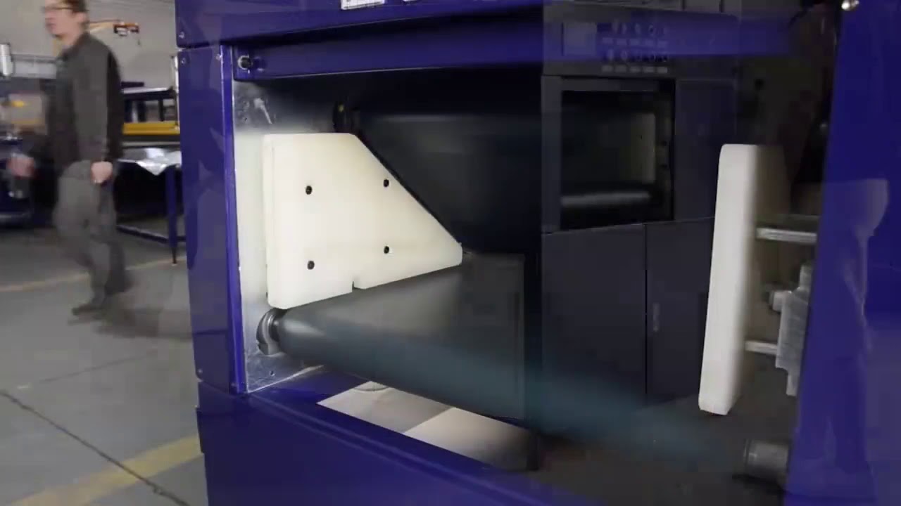 pillow rolling machine - YouTube