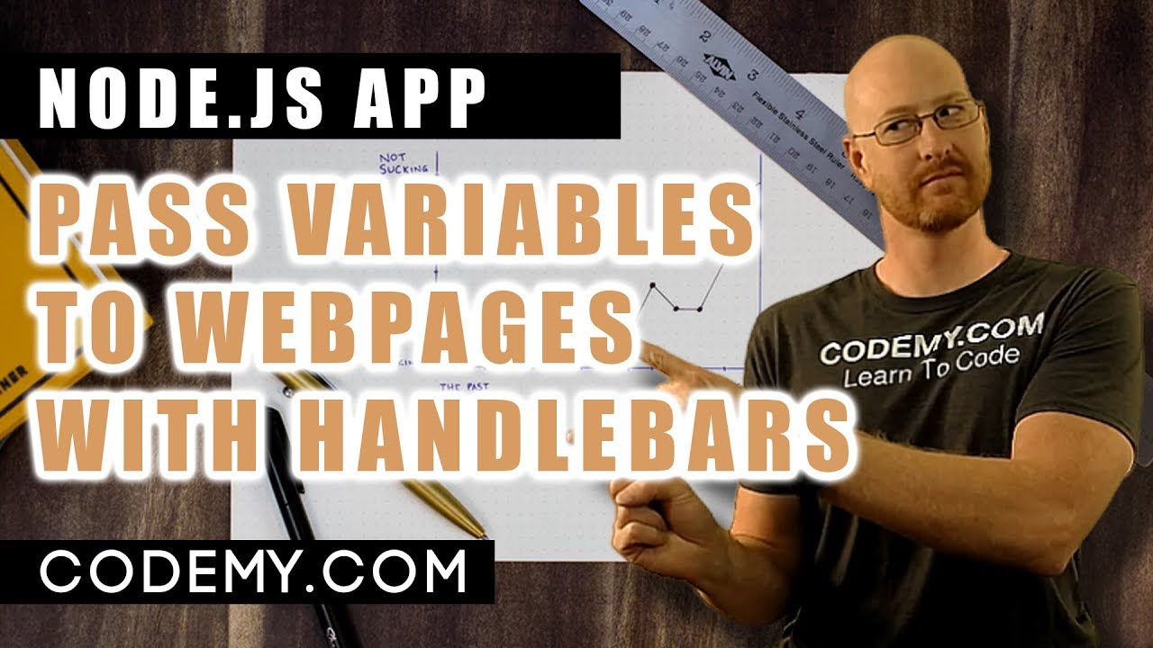 Passing Variables To Node Webpages With Handlebars Youtube