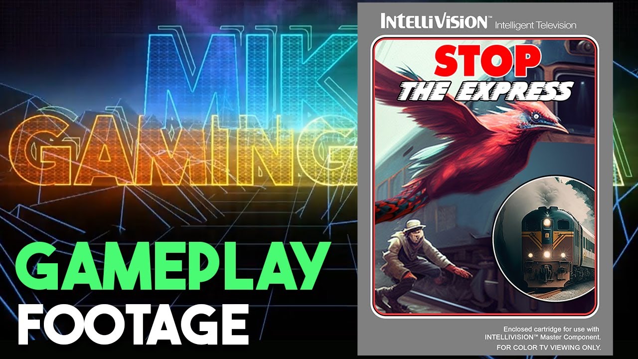 Stop the Express Gameplay Footage for Intellivision - YouTube
