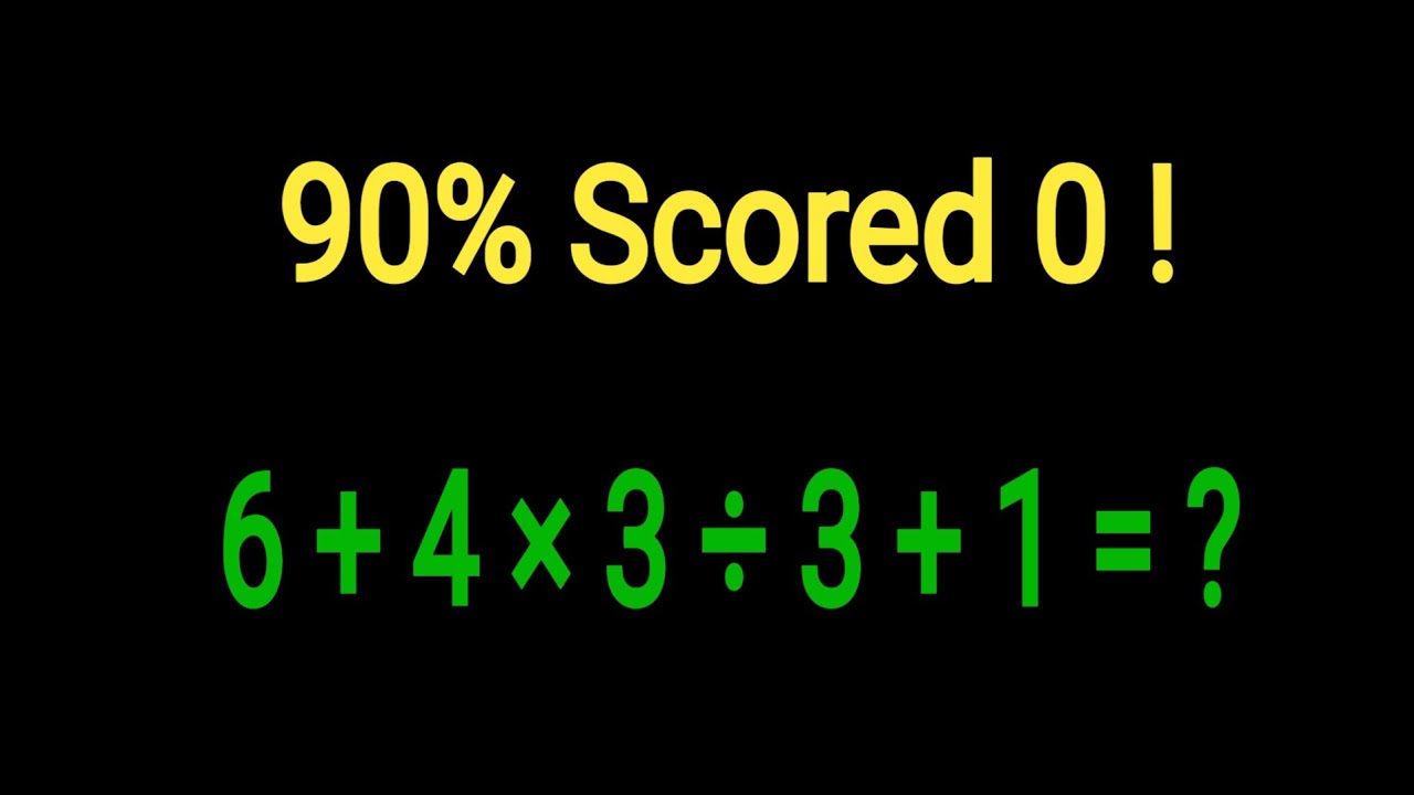 Order of operations Explained | Mathematics Operations | - YouTube