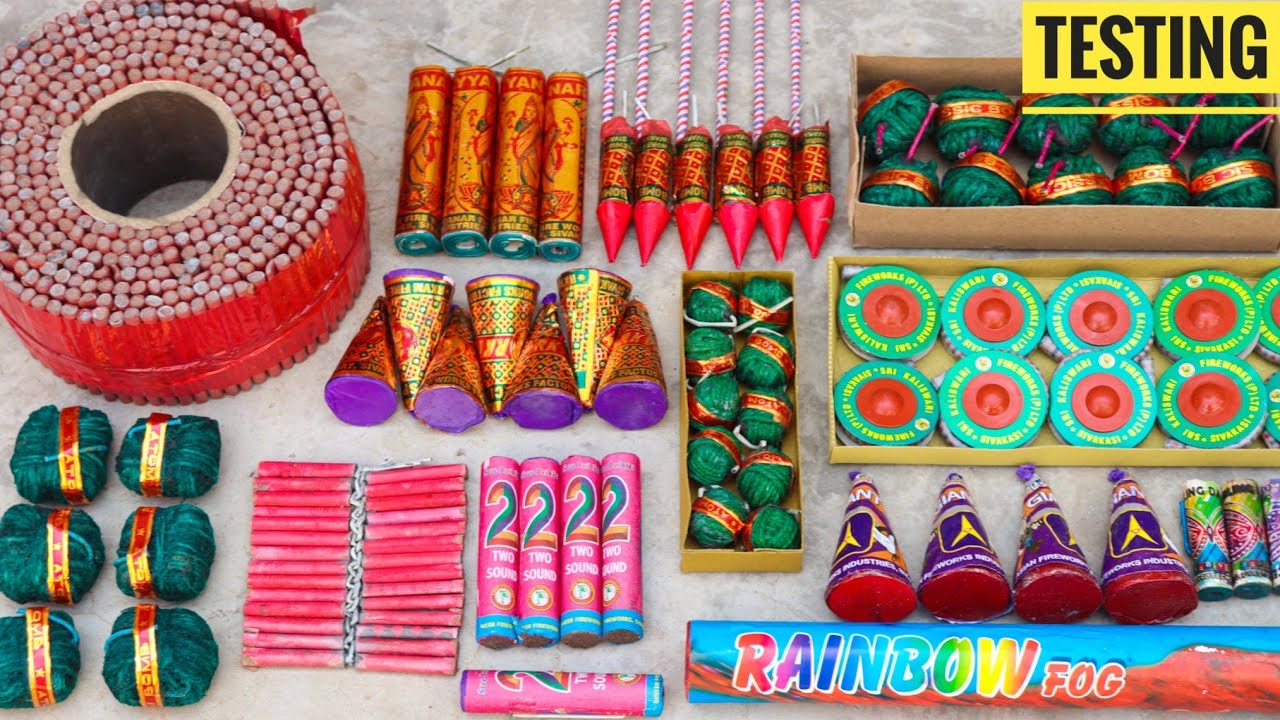 New Unique Fireworks Testing | Diwali Crackers Testing | Patakhe ...