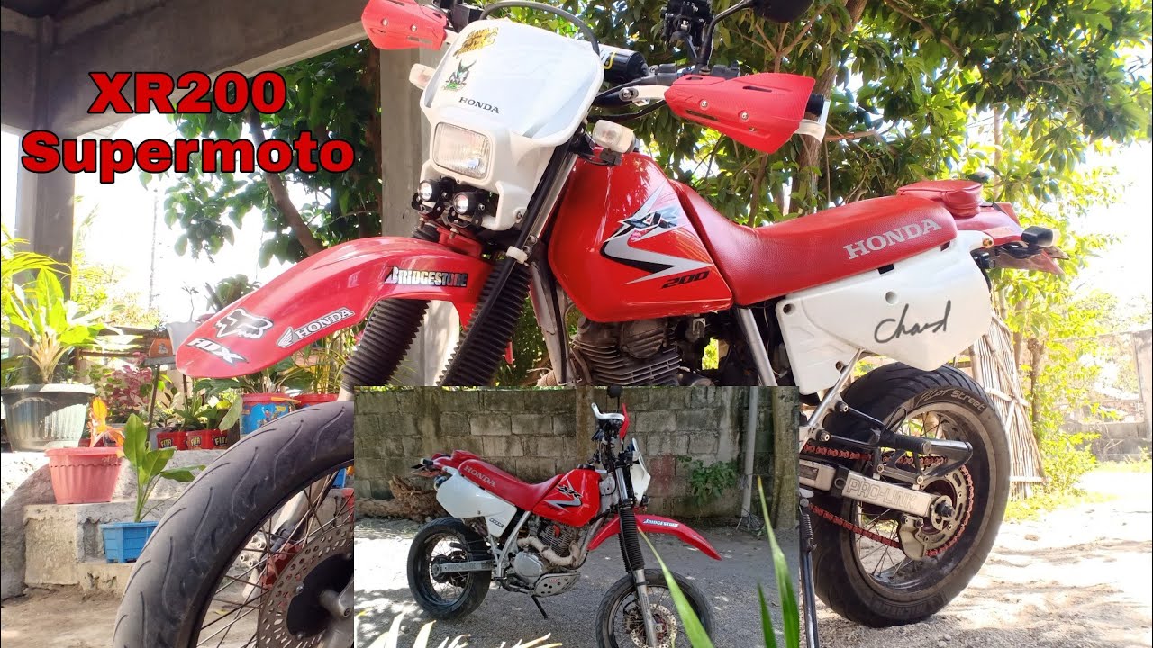 XR200 Supermoto Soundcheck #T4CarbonMuffler #Supermoto #KardoGalero ...