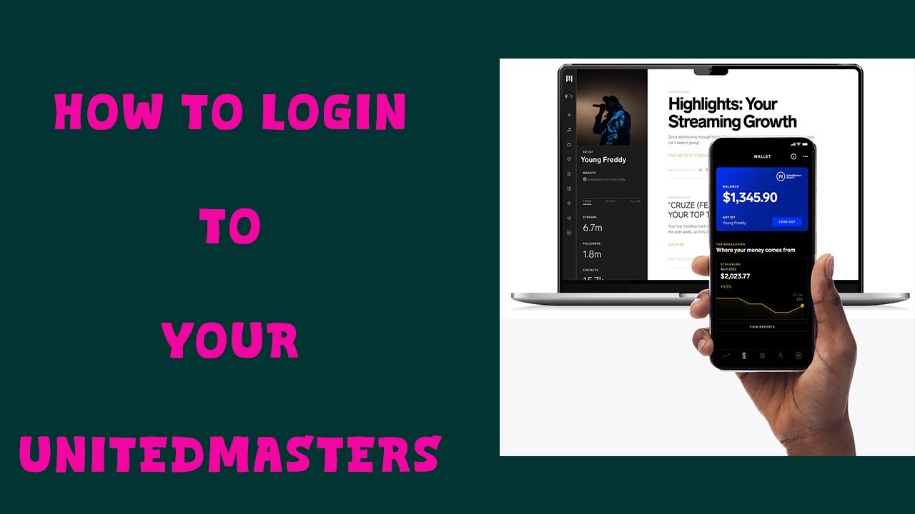 How to Login to a Unitedmasters Music Distribution Account - YouTube