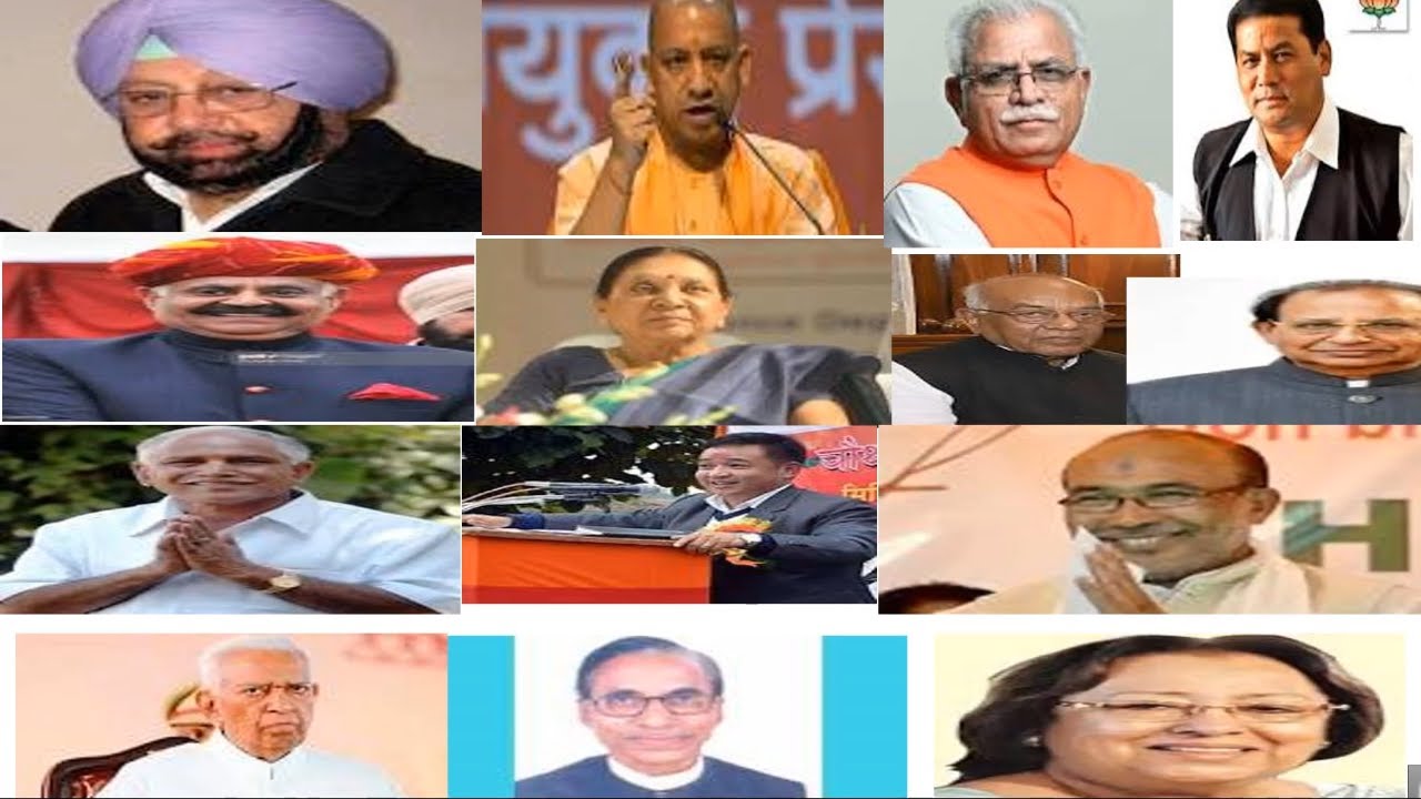 All states Chief Ministers CM and Governors of India 2020 - YouTube