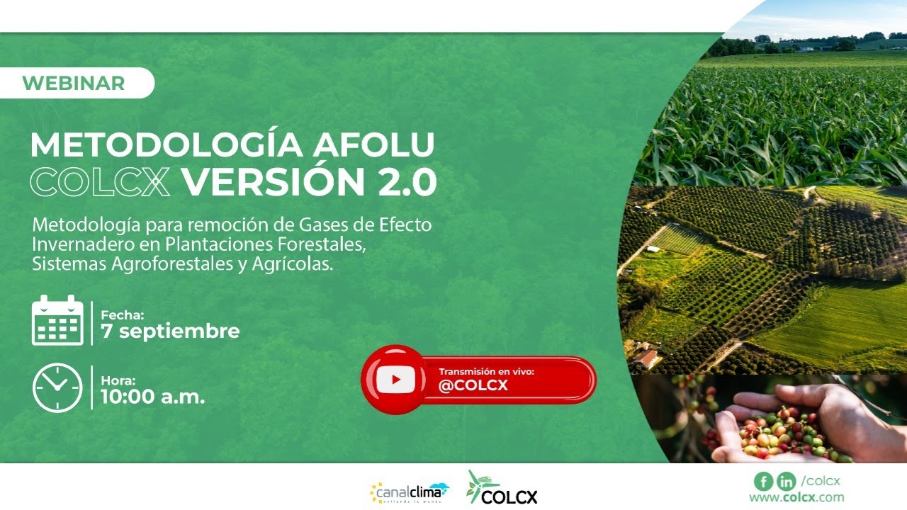 Webinar: Metodología AFOLU ColCX Versión 2.0 - YouTube