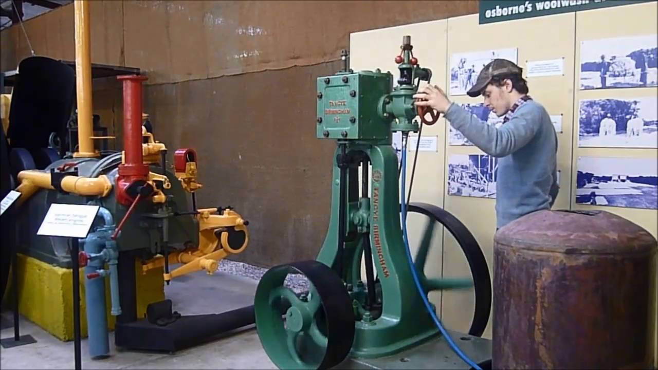 Tangye Vertical Engine - YouTube
