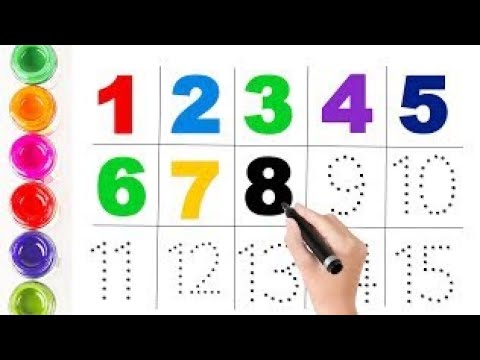 How to write numbers 🔢 | countings | 123 numbers | ginti | 12345 ...