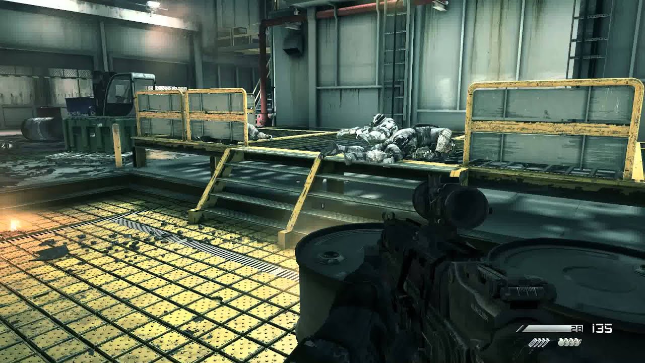 Call of Duty Ghosts Oil Platform Escape PC Extra - YouTube