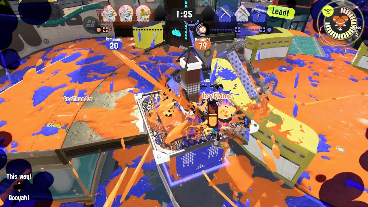 Splatoon 3: Sprinklers in Tigerfest XCIII [8(3)-4, Sprinkler] - YouTube