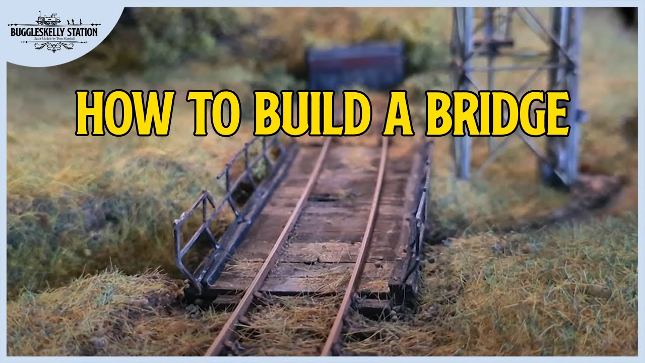 How To Build a Model Railway Bridge - YouTube