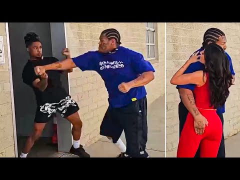 DEEN THE GREAT VS CRIP MAC & LENA THE PLUG  (FULL FIGHT) 