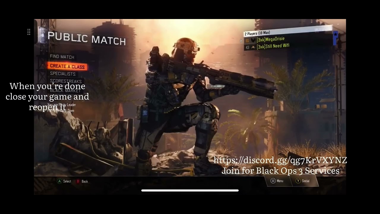 Black ops 3 how to get got mode classes - YouTube