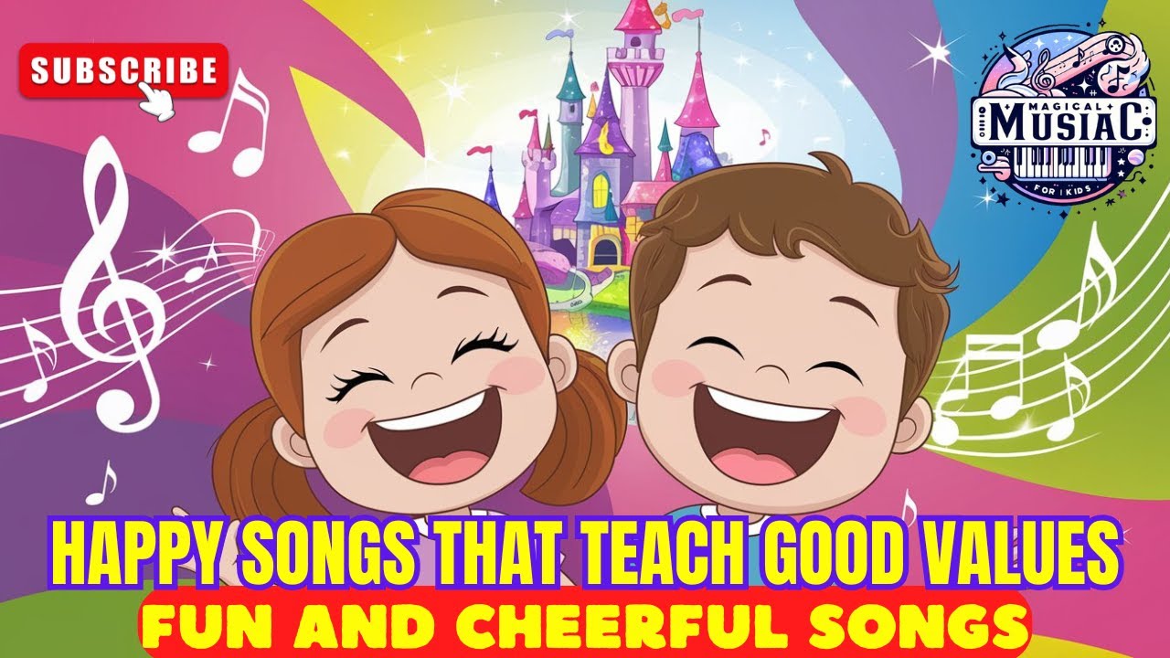 Happy Songs That Teach Good Values 😊🎵 Learn with Love 🌟 Children's ...
