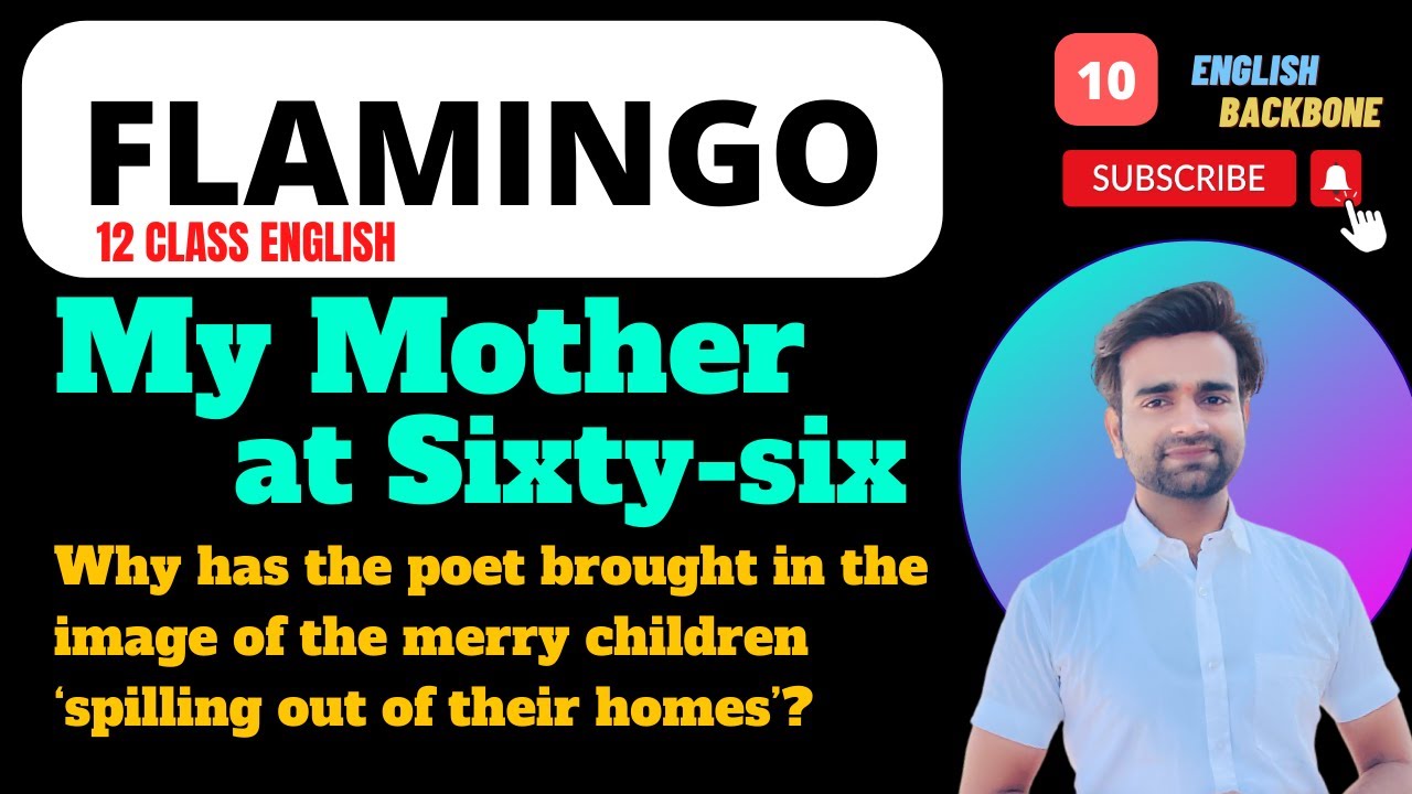 Why has the poet brought in the image of the merry children ‘spilling ...