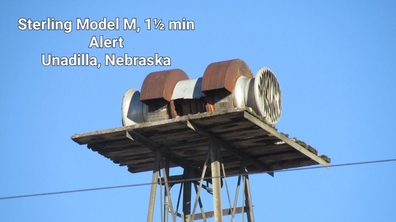 Sterling Model M 8/8 port | 1½ minute Alert | Unadilla, NE - YouTube