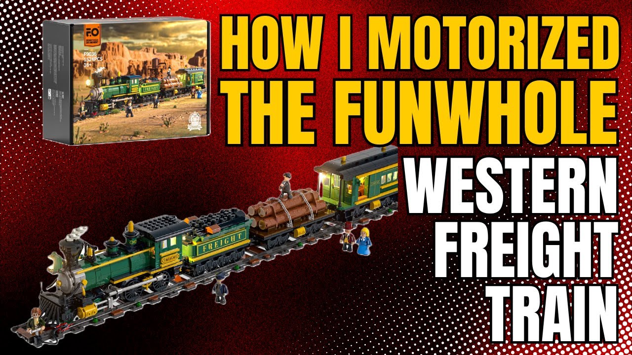 How I Motorized the Funwhole Western Freight Train - YouTube