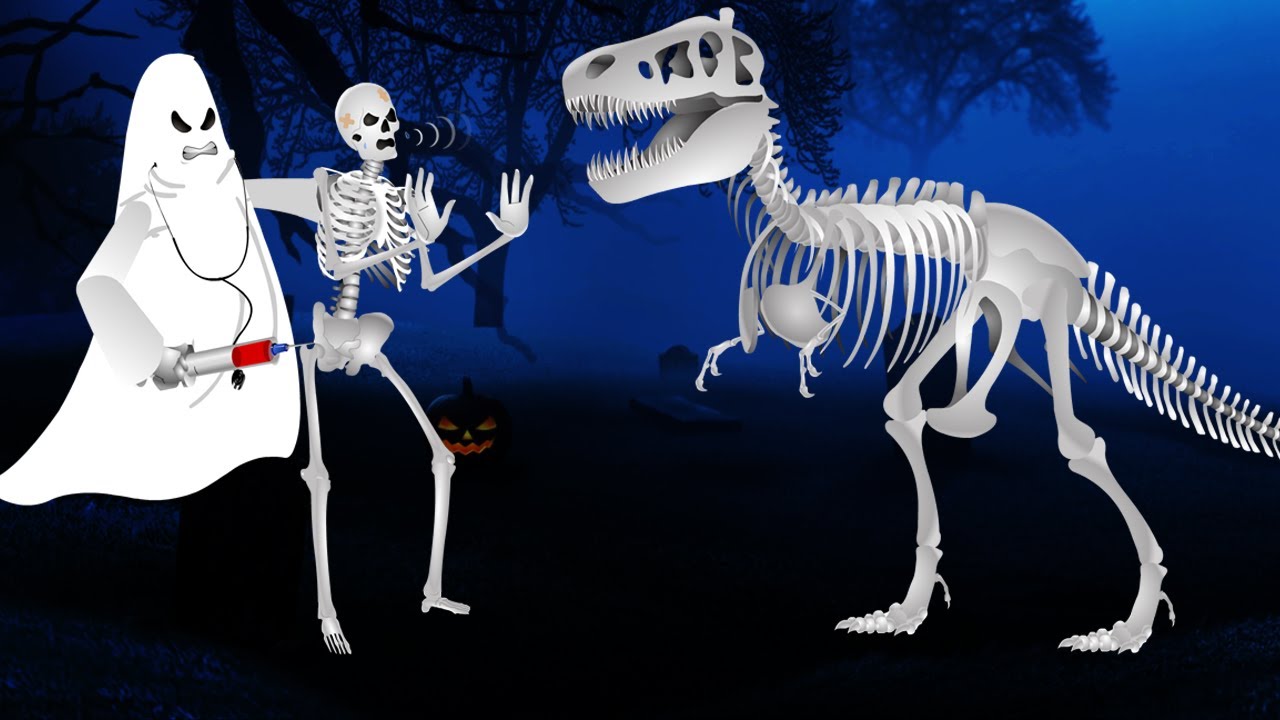 Skeleton songs midnight magic Skeleton ghost dinosaur - YouTube