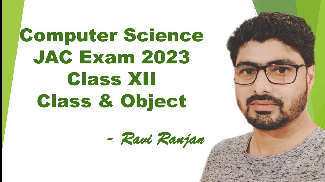 Class & Object Example Code, Class XII JAC - YouTube